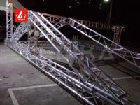 China Square Silver Stage Light Truss / Lighting Truss System Aluminum For Outdoor 18m Span for sale