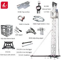 China Square Aluminum Stage Roof Truss Structure For Concerts for sale