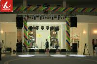 China Projection Screen Truss Goal Post Aluminum Truss 0.5m - 4m Hanging Reflector Lamp for sale