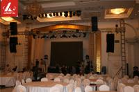 China 6082 T6 Aluminium Goal Posts Led Screen / Background Cloth Stand Truss System for sale