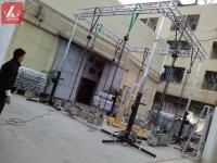 China Audio Speaker Standing Stage Truss Tower System For Small Events  H2.2*0.65*0.55M for sale