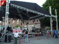 China Outdoor Events Stage Roof Truss Material 6082 12 - 30m Max Span for Hanging Lamps for sale