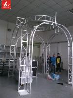 China Creative Aluminum Square Stage Lighting Truss Pentagram / Heart Shape For Wedding for sale
