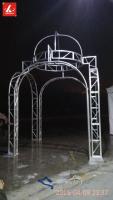 China Creative Aluminum Square Stage Lighting Truss Pentagram / Heart Shape For Wedding for sale