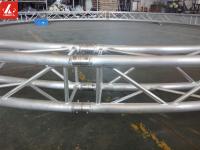 China Brightsome Silver Aluminum Spigot Truss Square Shape 840 - 4100KG Max Loading for sale