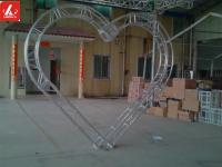 China Creative Aluminum Square Stage Lighting Truss Pentagram / Heart Shape For Wedding for sale
