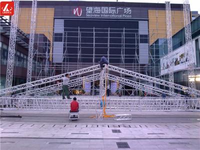 China Stage Truss Systems Aluminum Square Truss For Outdoor Parties Length 0.5 - 4m for sale