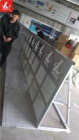 China Metal Silver Crowded Pedestrian Control Barriers Aluminum 6082 Crowd Control Stands for sale