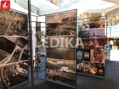 China Coal Black Photography Exhibition Aluminum Square Truss For Indoor Events for sale