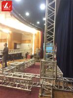 China Durable 6082 T6 Aluminum Spigot Truss Indoor Exhibition Truss 450mm * 450mm for sale