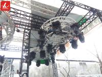 China Rotating Truss 2M 4M 6M Aluminum Lighting Truss For Club Adjustable Speed for sale