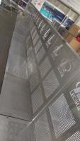 China Metal Silver Crowded Pedestrian Control Barriers Aluminum 6082 Crowd Control Stands for sale