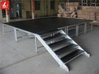 China Sturdy Aluminum Indoor Show Stage Platform Disassemble Stable 0.8 - 1.2m for sale