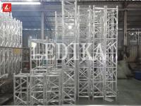 China Outdoor Aluminum Tent Truss , Portable Stage Lighting Round Bolt Truss for sale