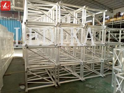 China Natural Silver T6 Aluminum Spigot Truss For Outdoor Big Events 24m Max Span for sale