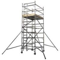 China Protable Folding Mobile Painting Plastering Scaffold Tower Aluminum Platform for sale