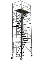 China Protable Folding Mobile Painting Plastering Scaffold Tower Aluminum Platform for sale