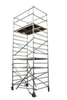 China Protable Folding Mobile Painting Plastering Scaffold Tower Aluminum Platform for sale