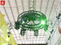 China Circular Lightweight Newly Rotating Aluminium Square Truss Bright Black For Club for sale