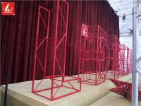 China Creative Alphabet Letter Shape Irregular Shape Aluminum Square Truss Customized Color for sale