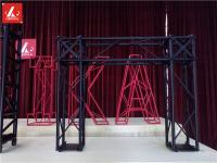 China Creative Alphabet Letter Shape Irregular Shape Aluminum Square Truss Customized Color for sale