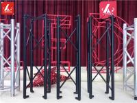 China Creative Alphabet Letter Shape Irregular Shape Aluminum Square Truss Customized Color for sale