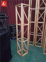 China Luxury Bright Gold Color Aluminum Bolt Truss For Indoor Events 0.5m - 4m for sale