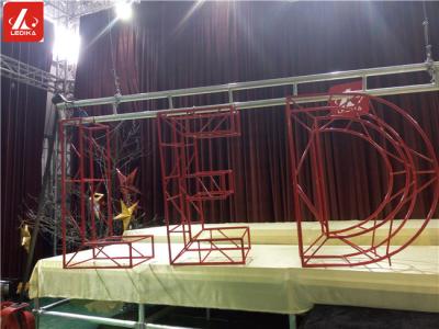 China Letters Irregular Shape Aluminum Square Truss Customized Color For Events for sale