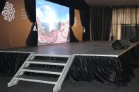 China Alloy 6061-T6 Aluminum Stage Platform With Adjustable Height for sale