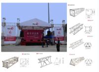 China 3mm Thickness Aluminum Square Roof Truss For Concert Stage Display Advertising for sale