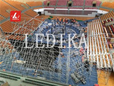China Scaffolding Layer Truss 32 Feet Height Steel For Outdoor Concert Background for sale