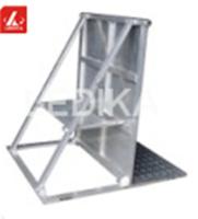 China Square Folding Metal Crowd Control Barrier Fence Barricade System 30 KG Weight for sale