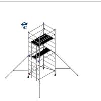 China Easy Assembled Aluminum Scaffolding Tower For Outdoor Work Bench for sale