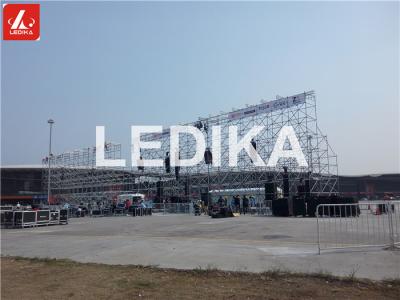 China Multipurpose Speaker Stands Steel Layer Truss For Outdoor / Indoor Performances for sale