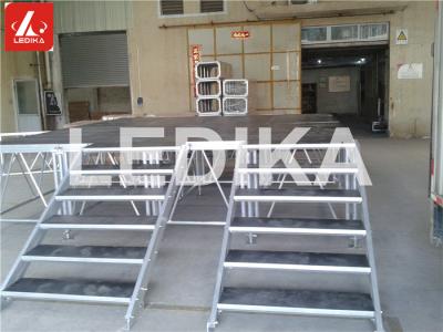 China With Stair Disassembly Aluminum Stage Platform Performance Plywood 750kg / M2 for sale