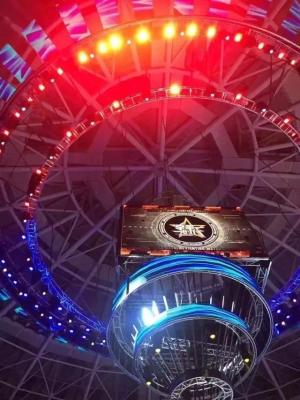 China Heavy Duty 12 Inch Aluminum Square Truss , 6082-T6 Aluminum Spigot / Bolt Circle Truss 300mm for sale
