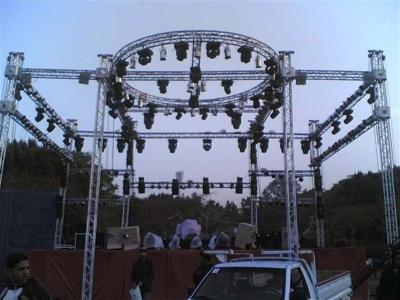 China Durable Aluminum Box Truss Frame System For Indoor And Outdoor for sale