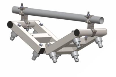 China Truss Accessories For Flexible Truss Book Corner Aluminum Alloy 6061-T6 Truss Angle Hinge Sectio for sale