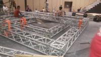 China Aluminum Spigot Truss With Different Tube Sizes For Various Loading Capacities for sale