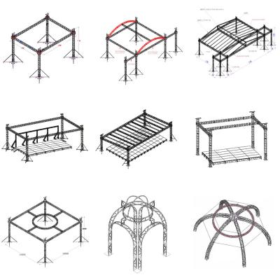 China Customizable Aluminum Spigot Truss For Exhibitions Concerts And Outdoor Events for sale