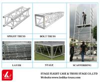 China Customizable Aluminum Spigot Truss For Exhibitions Concerts And Outdoor Events for sale