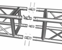 China Versatile And Secure Aluminum Spigot Truss For Music Festivals And Concerts for sale