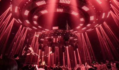 China Night Club Circle Lighting Truss Machine Truss Lifting Stage Lighting Truss for sale