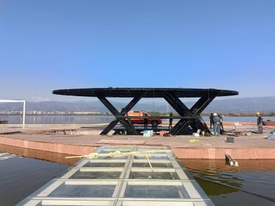 China Versatile And Durable Hydraulic Rotating And Lifting Aluminum Stage Platform for sale