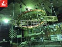 China Wholesale Customized Roof Aluminum Spigot Rotating And Lifting Circle Truss for sale