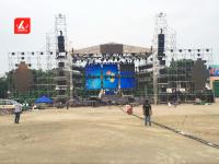 China Portable Mobile Scaffolding System Layher Truss Tower For Building for sale