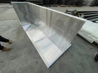 China Aluminum Crowd Control Barriers For Safe And Comfortable Crowds for sale