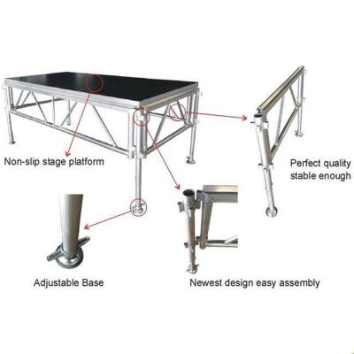 China Adjustable Height And Durable Aluminum Stage Platform For Performances And Exhibitions for sale