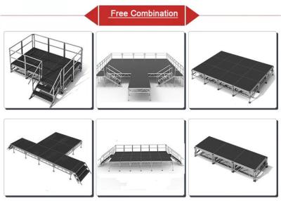 China Aluminum Stage Platform Durable Customizable and Convenient for Shows and Exhibitions for sale