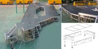 China Adjustable Aluminum Stage Platform for Different Performance Needs for sale